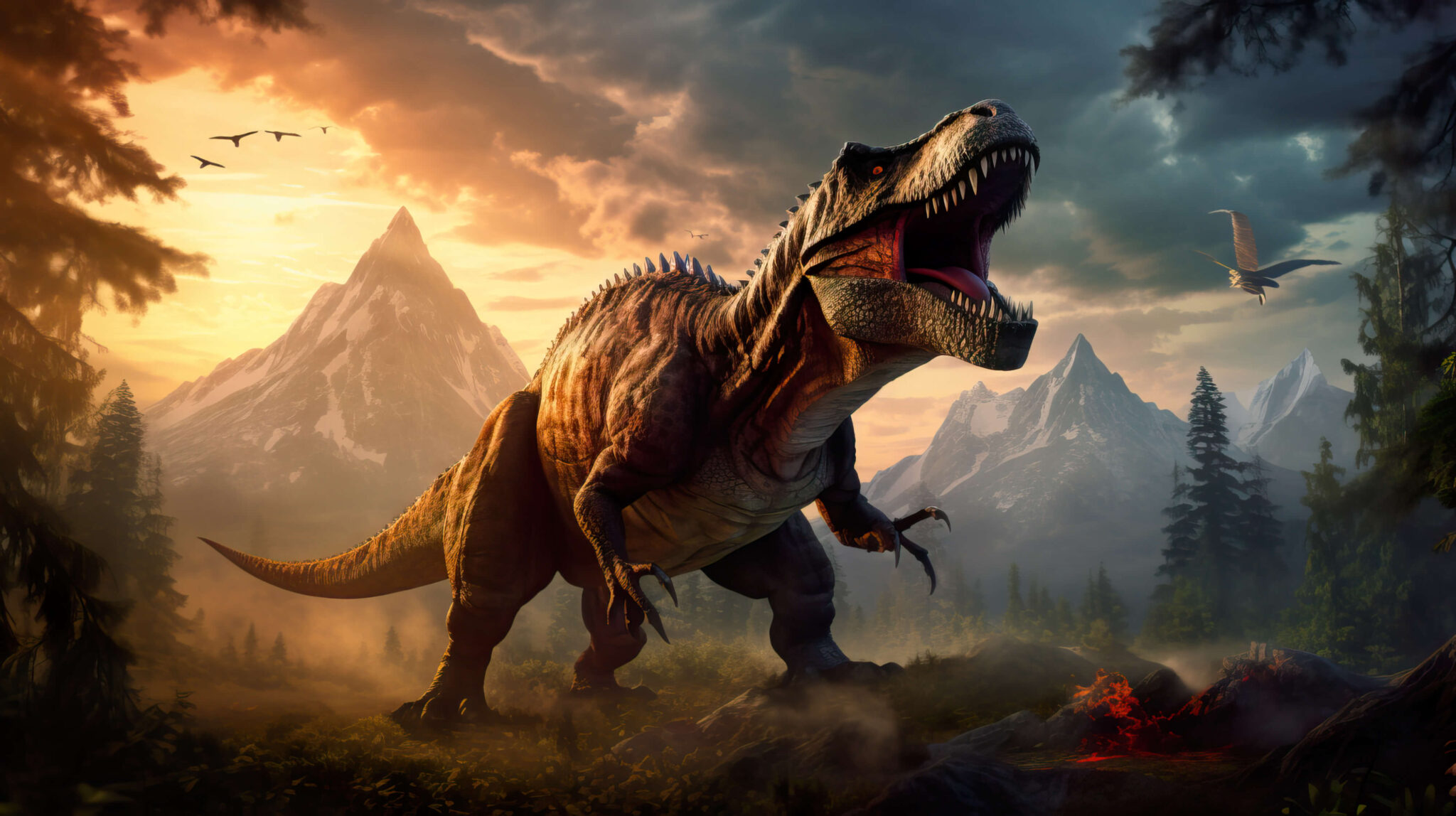 Epic Dinosaur Wallpapers For Free, 4k | Wallpaper Delight