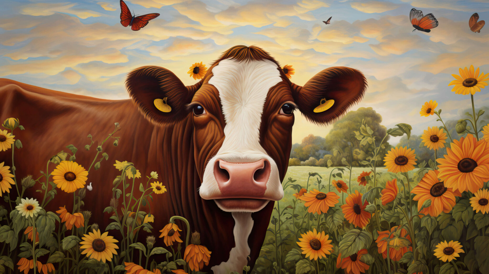 4k Brown Cow Wallpapers For Free