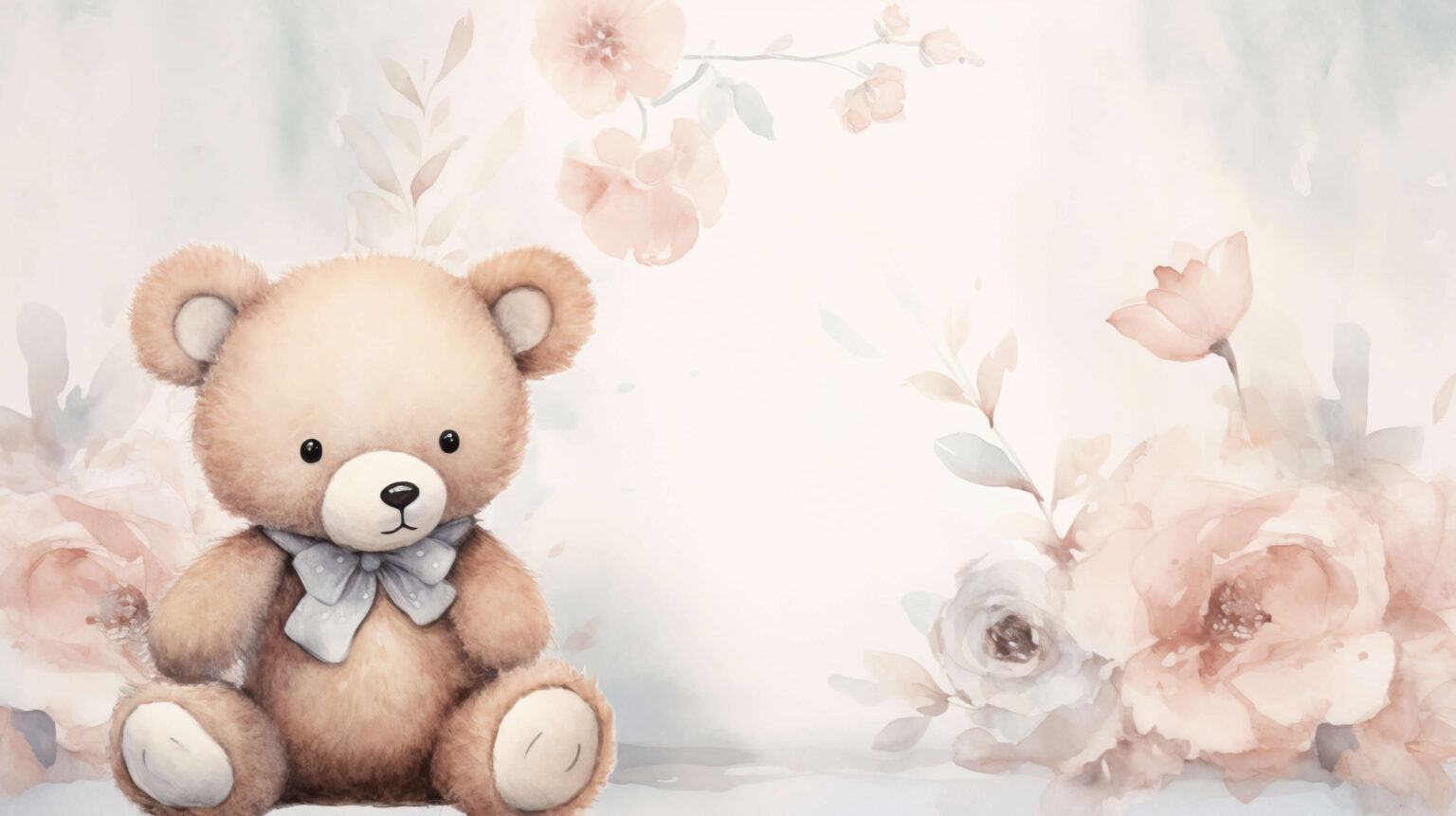 Aesthetic Teddy Bear Wallpaper, Free, 4k