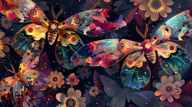 Moth Wallpaper, Free, 4k