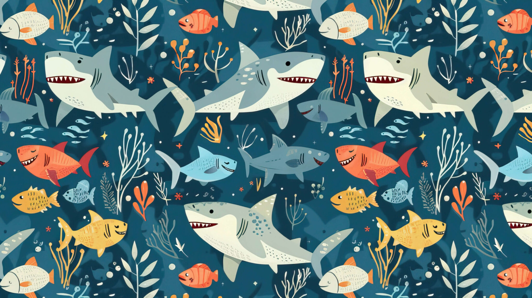 Cute Shark Wallpaper, Free, 4k