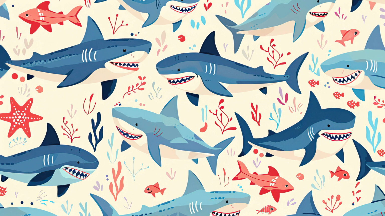 Cute Shark Wallpaper, Free, 4k