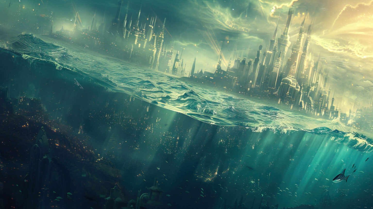 Atlantis Wallpaper, Free, 4k