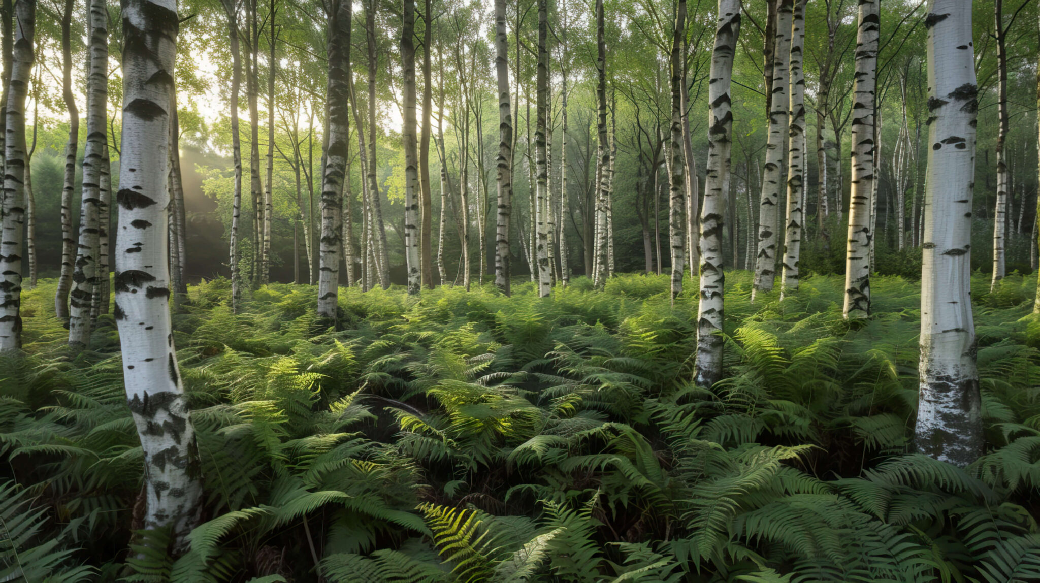 Birchwood Tree Wallpaper, Free, 4k