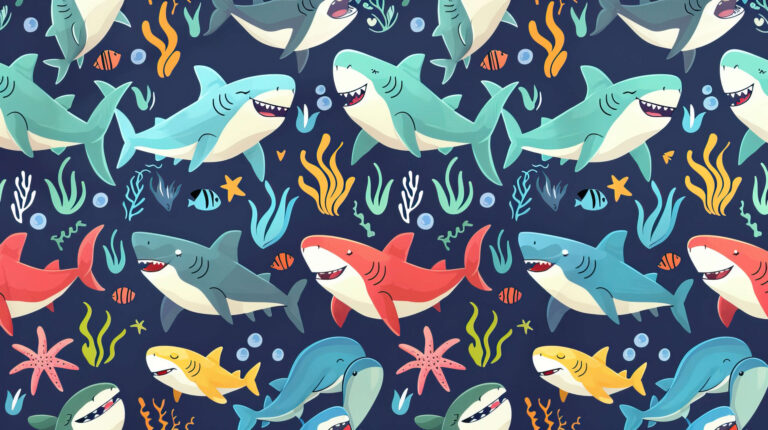 Cute Shark Wallpaper, Free, 4k