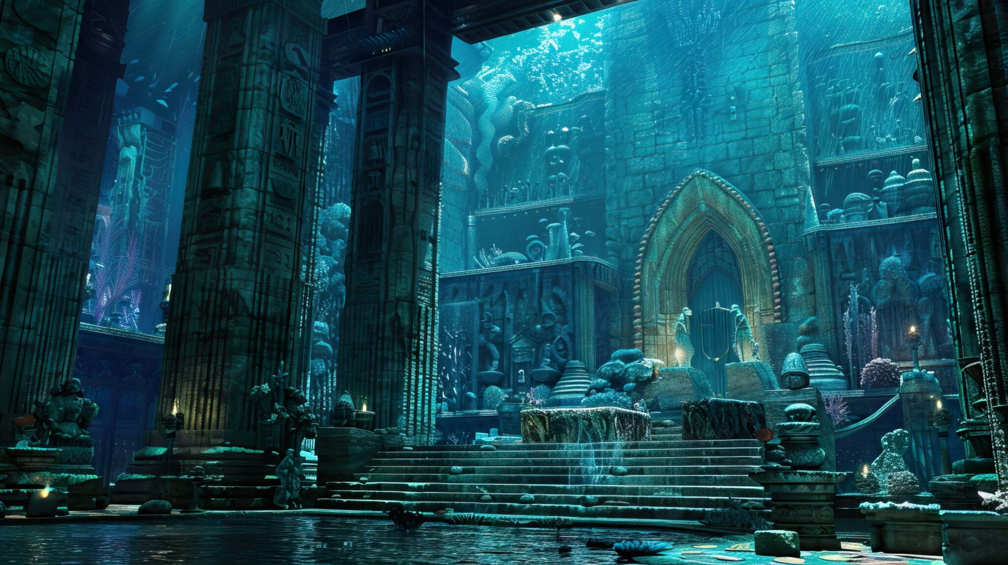 Atlantis Wallpaper, Free, 4k