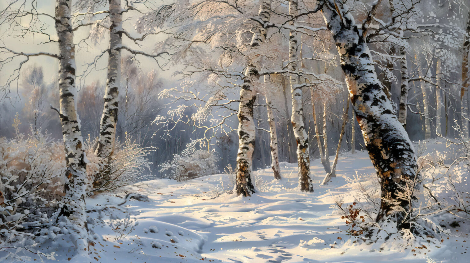 Birchwood Tree Wallpaper, Free, 4k