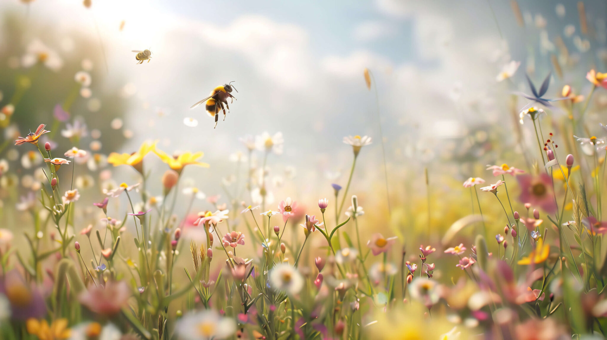 Bumble Bee Wallpaper, Free, 4k
