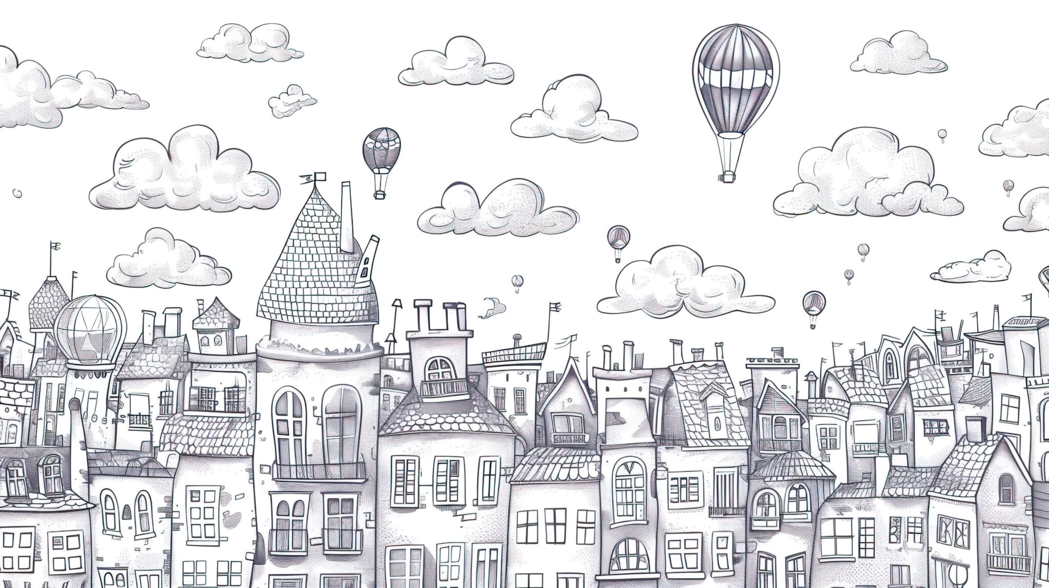 Doodle Wallpaper, Free, 4k