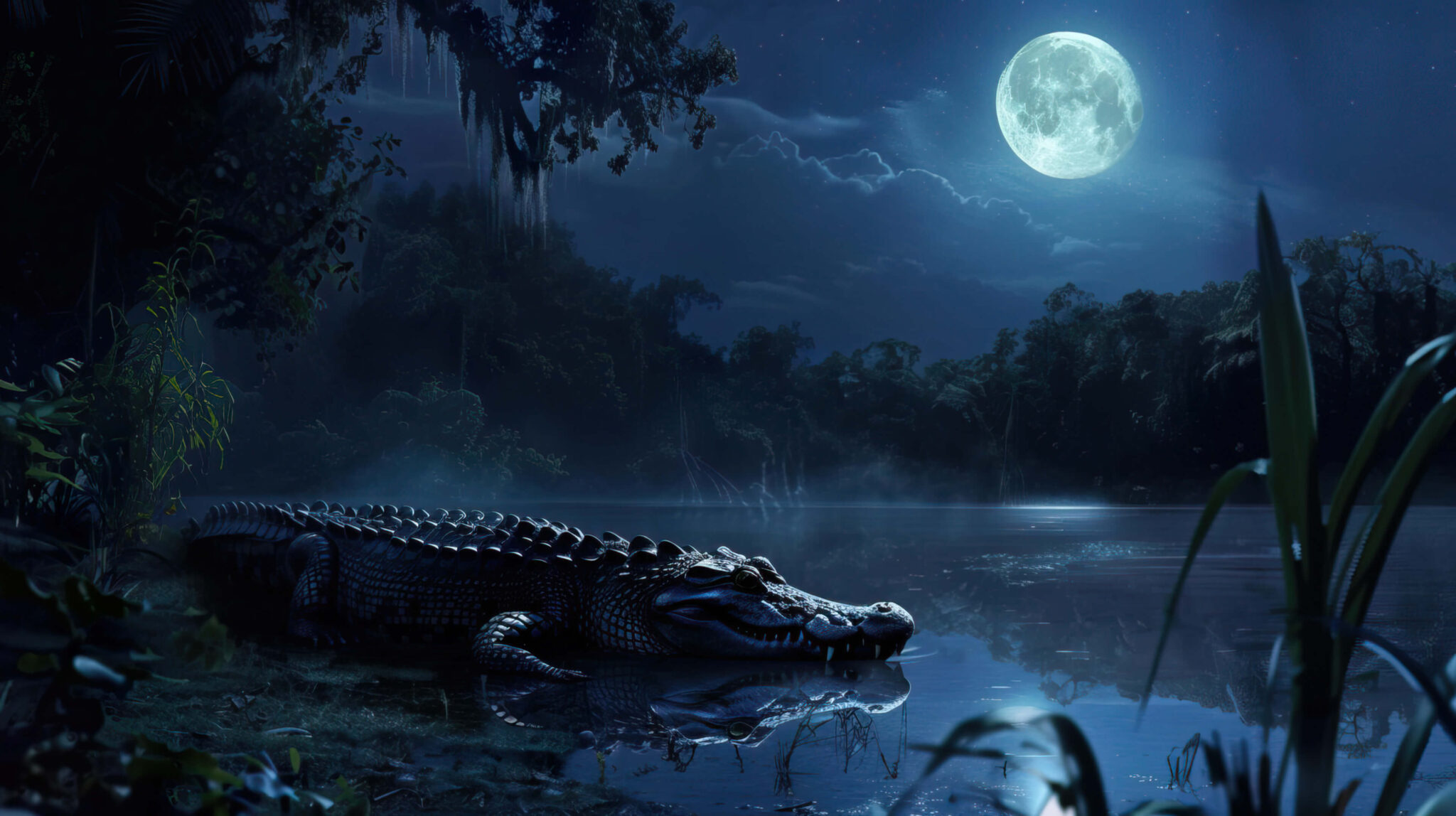 Crocodile Wallpaper, Free, 4k