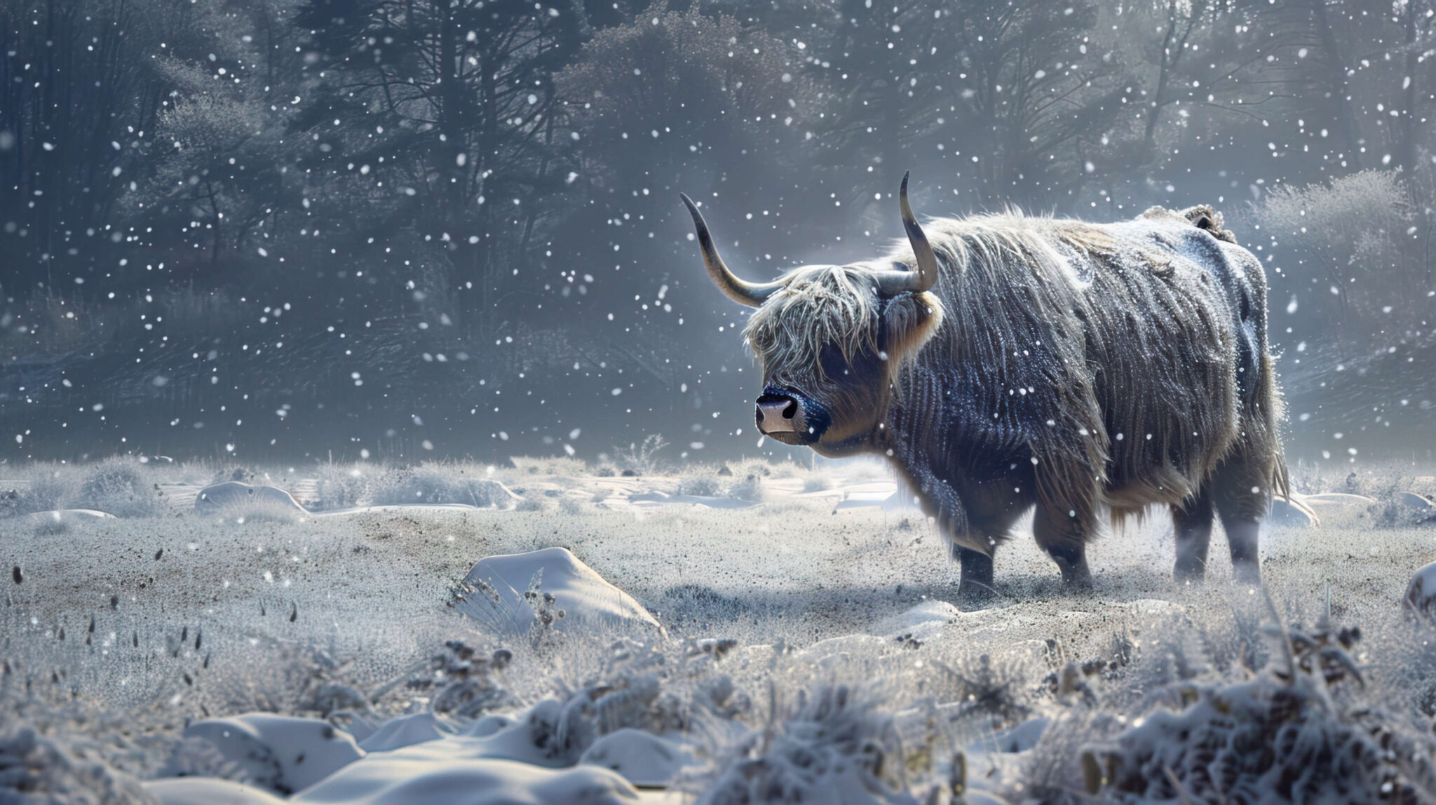 Highland Cow Wallpaper, Free, 4k