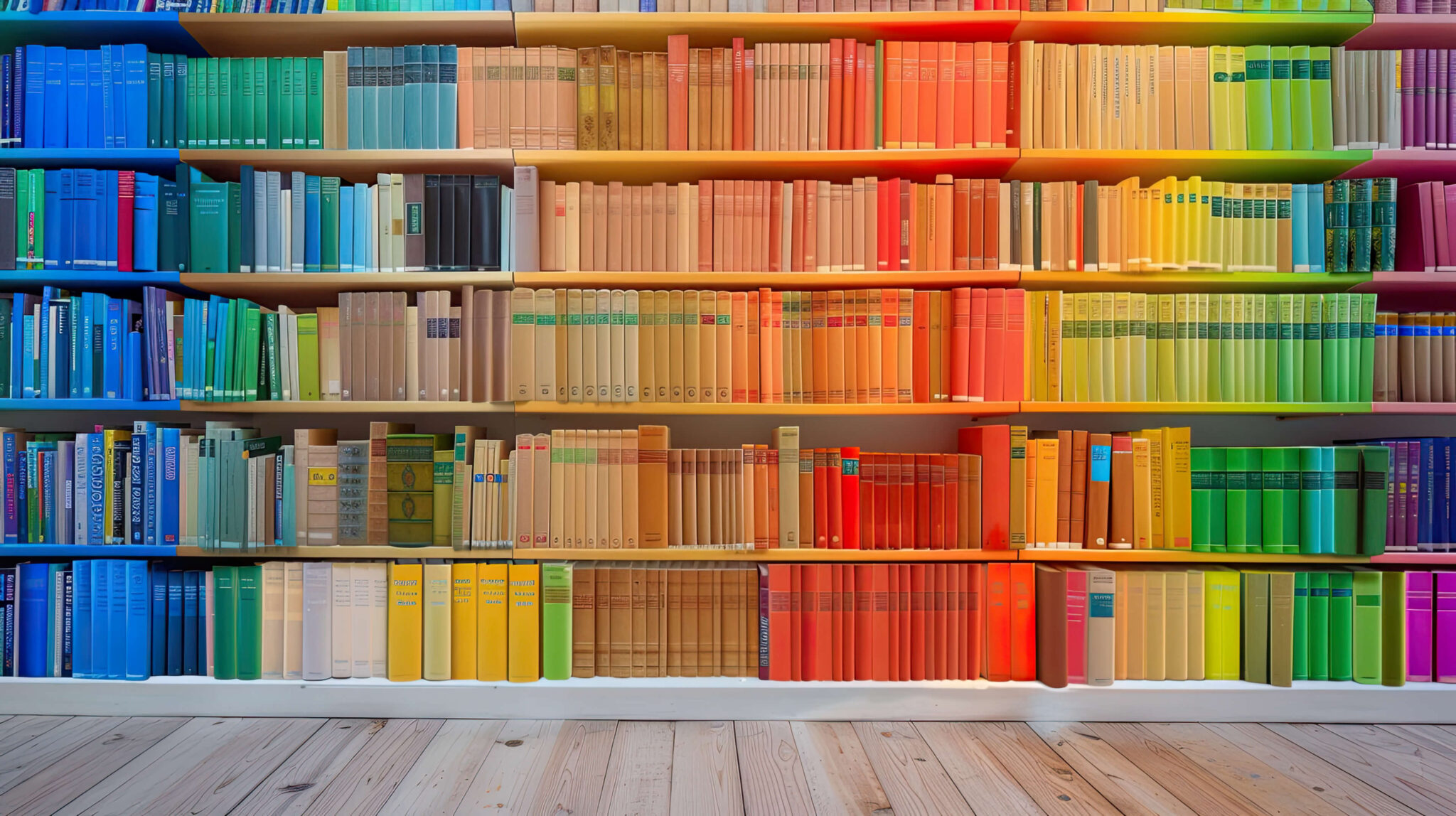Bookshelf Wallpaper, Free, 4k